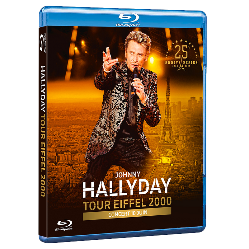 JOHNNY HALLYDAY BLURAY LIVE TOUR EIFFEL 2000 - Store Johnny Hallyday