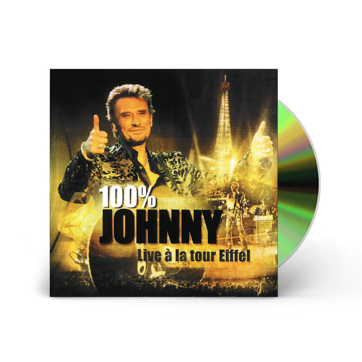 100% Johnny - Live A La Tour Eiffel - 2CD - Store Johnny Hallyday